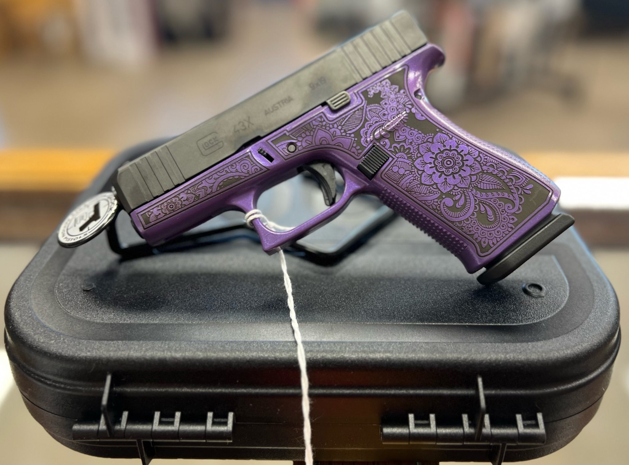 NEW GLOCK 43X 9 MM PURPLE MANDALA 9MM. PRICE IS $624.99 | Schuylkill ...