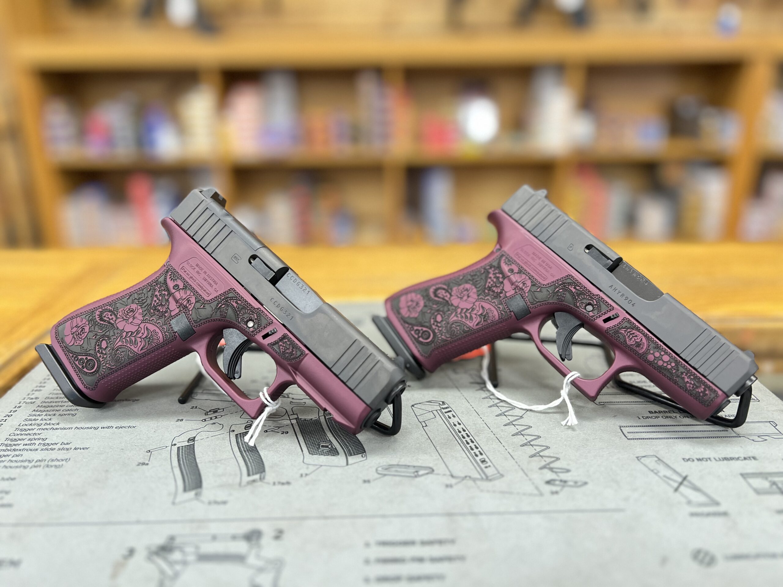 Glock 43x, black cherry, 9mm. | Schuylkill Gun Works