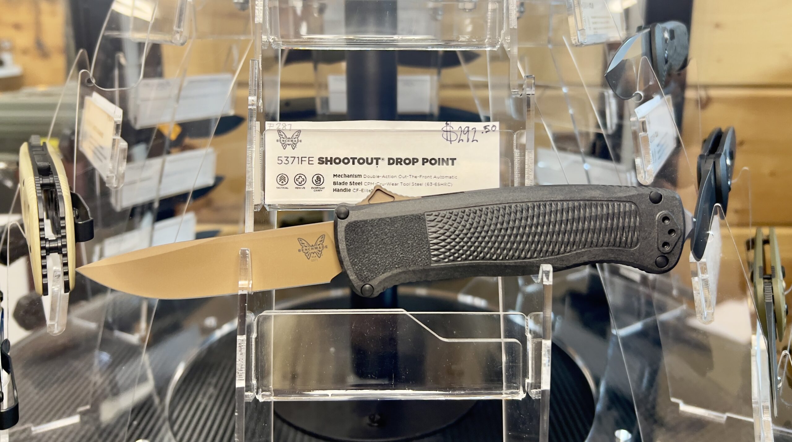 Benchmade Shootout Drop Point | Schuylkill Gun Works